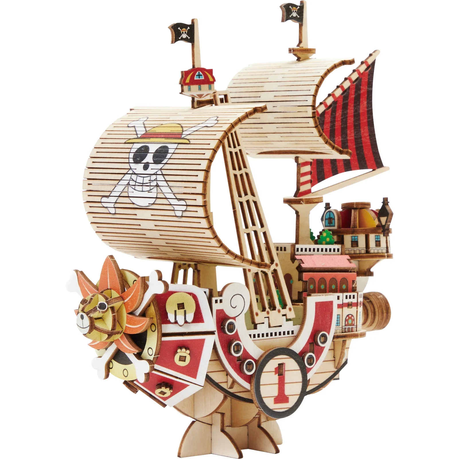 One Piece Thousand Sunny Wood Model Kit 14.5cm - Otaku Japan Store