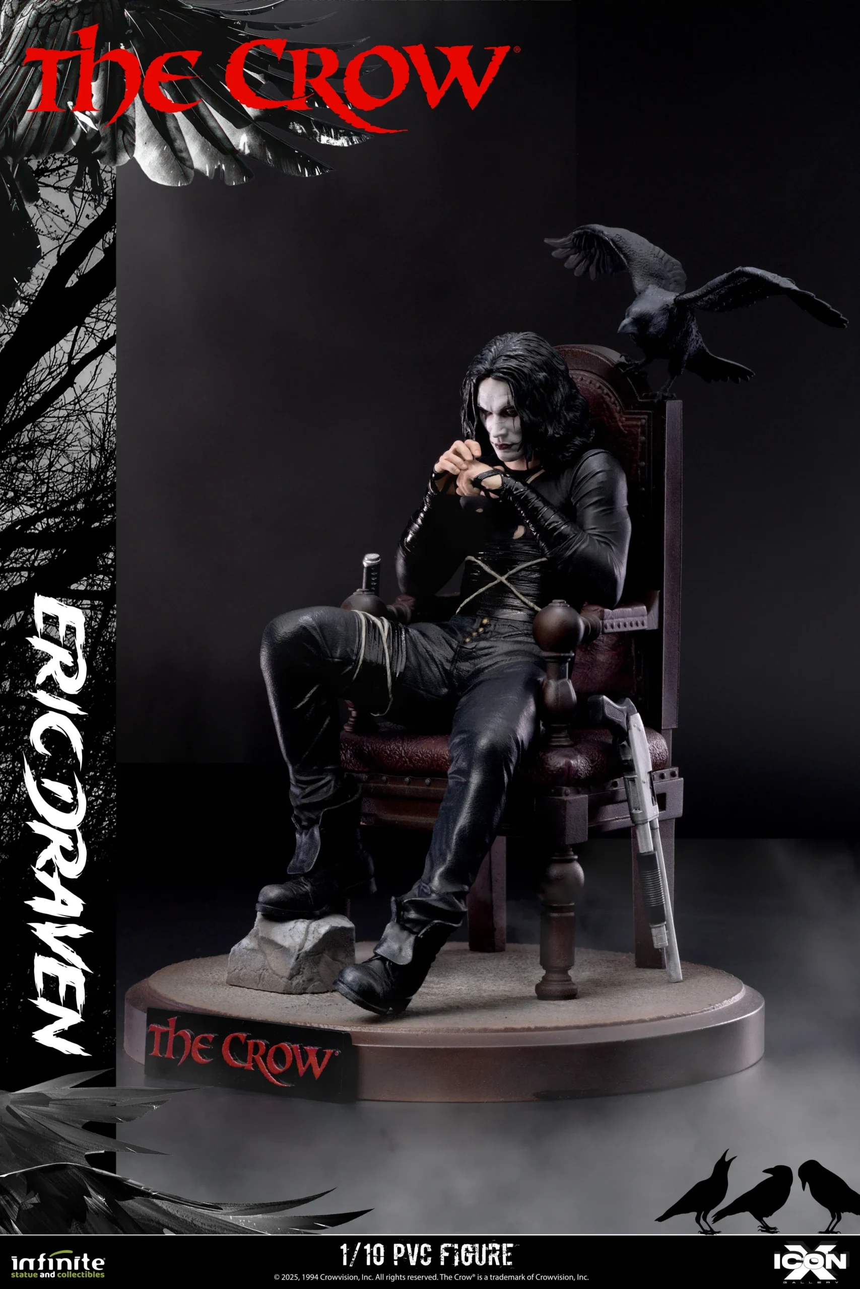 The Crow Eric Draven Infinite Statue 20 cm - Otaku Japan Store